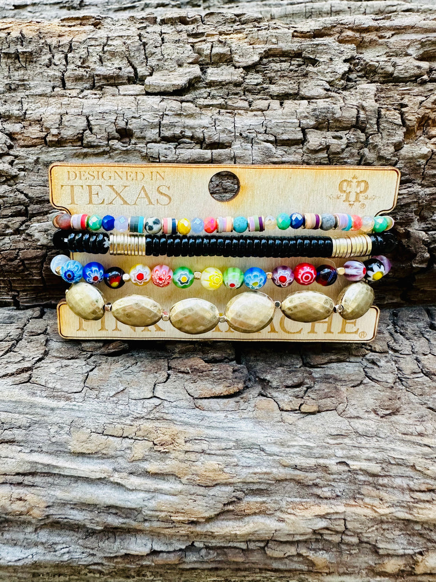 Hazel Bracelet Stack – The Turquoise Leopard