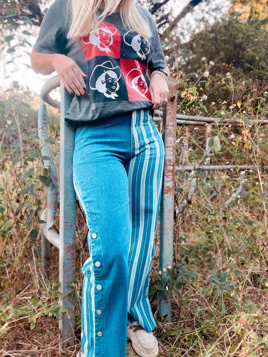 Tex Ritter Jeans – The Turquoise Leopard